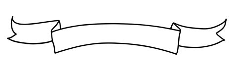 Hand Drawn Outline Art Of Ribbon Or Label 24665946 Vector Art At Vecteezy