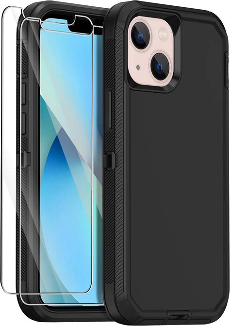 Warsia For Iphone 13 Mini Case With Hd Screen Protector