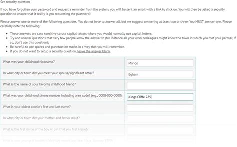 Using Security Questions For Password Recovery Myhrtoolkit Hr Online