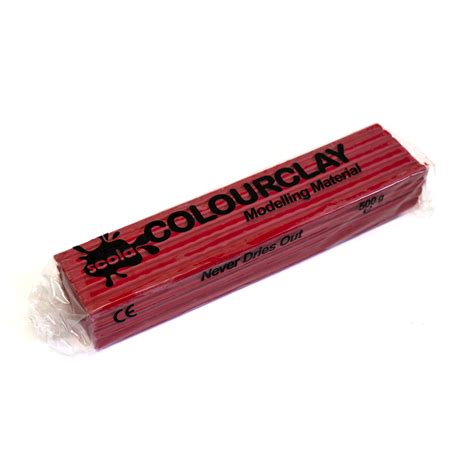 Colour Clay Modelling Clay Plasticine Cerise Red