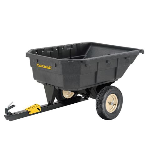 Allfithd 125 Cu Ft 1000 Lb Capacity Poly Swivel Dump Cart Af 1000ps