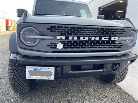 Bronco License Plate Mount Ford Bronco 2021 For Modular Steel Bum