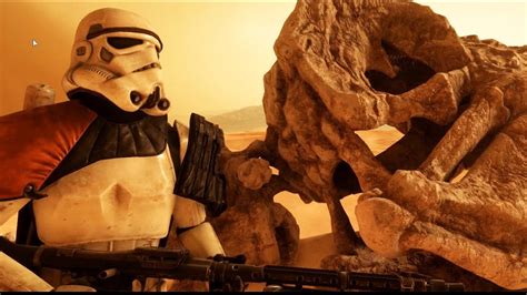 Star Wars Battlefront Battles Mode Tatooine Gameplay Eaten By Sarlacc