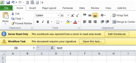 Open This Task Option In Excel For Workflow Documents Microsoft
