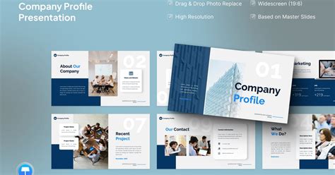 Профиль компании Keynote Шаблоны презентаций Включая корпоративный и компания Envato