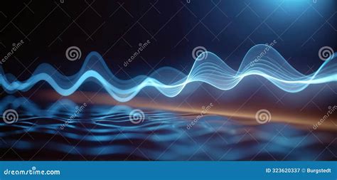 Energetic Waveform That Displays Colorful And Dynamic Wave Patterns Showing The Propagation Of