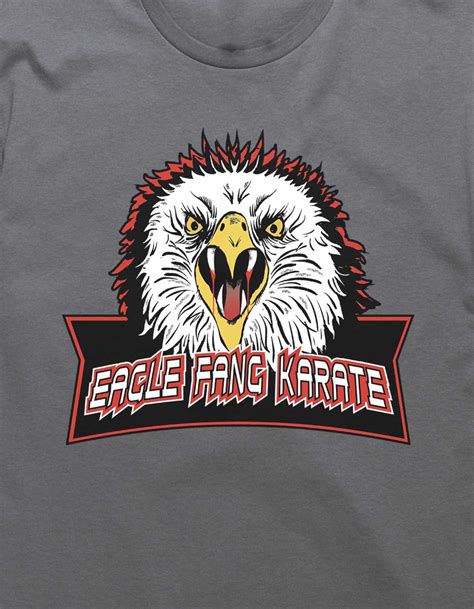 Cobra Kai Eagle Fang Karate Unisex Tee Charcoal Tillys