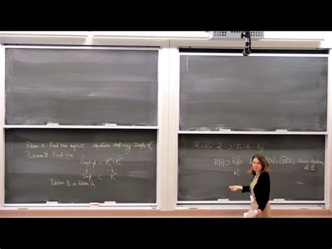 Free Video Rees Algebras And Elimination Theory From Fields Institute Class Central