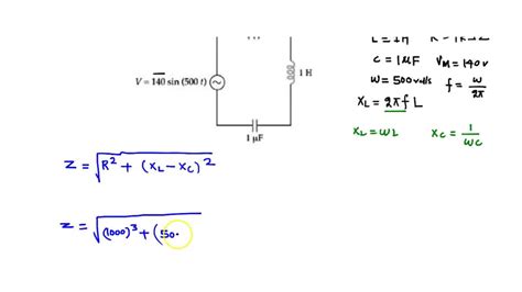 Solved 25 Determine The Rms Voltage Drop Across The Resistor In The