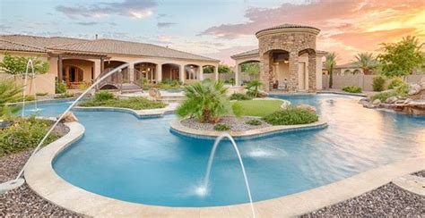 Lazy River Pools Residential Lazy Rivers Phoenix Landscaping Design Pool Builders