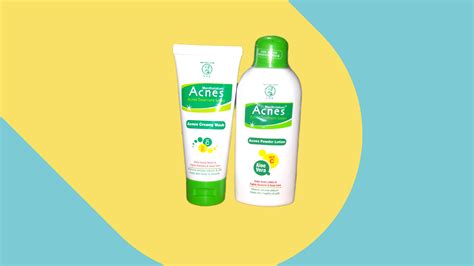 Acnes Series Acnes Creamy Wash Vit C Dan Vit E 50gr Acnes Powder