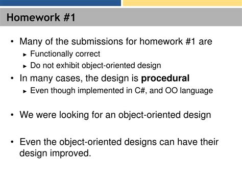 Ppt Procedural Vs Object Oriented Design Bad Code Smells Powerpoint