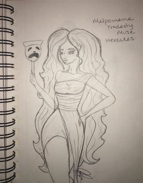 Melpomene From Disneys Hercules By Anamalialui On Deviantart