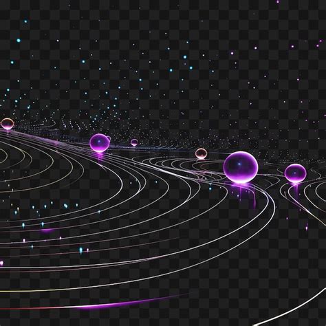 Premium PSD Neon Line Designs Graphics And Transparent For Stunning