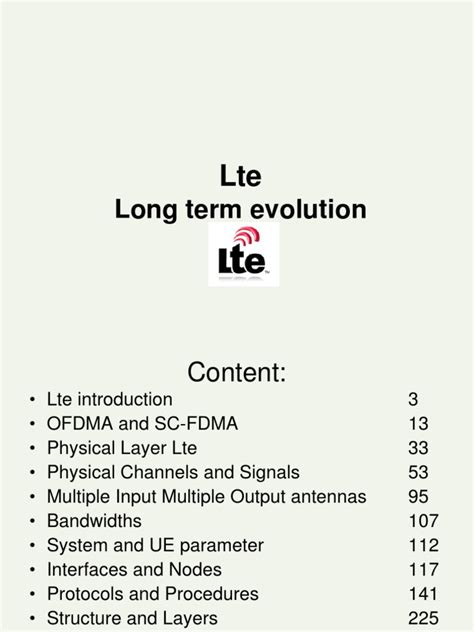 Lte Overview Pdf Mimo Orthogonal Frequency Division Multiplexing