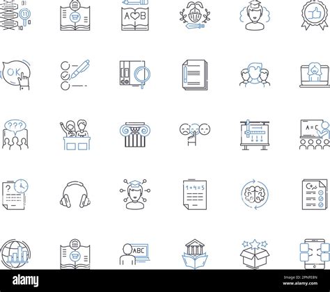 Insight Line Icons Collection Understanding Clarity Perception