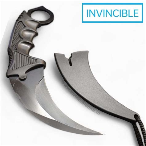 Karambit Knuckle Knife Black Colour