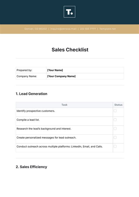 Free Project Deliverables Checklist Template To Edit Online