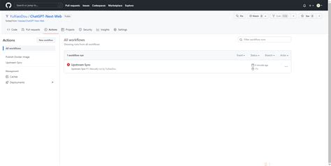 Bug Auto Update Workflow Run Error · Issue 981 · Chatgptnextweb