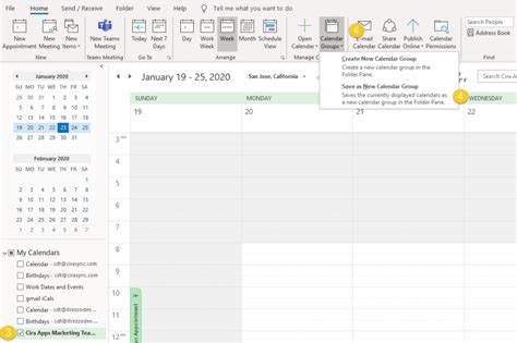 Group Calendar In Outlook Preschool Calendar Printable