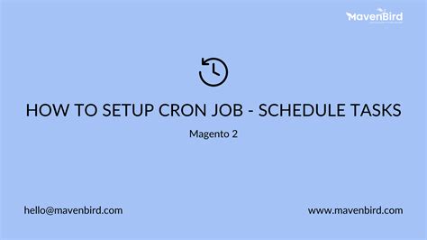 How To Setup Cron Job Magento Schedule Tasks Mavenbird