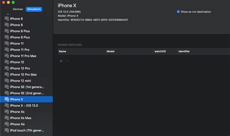 How To Use Ios 12 Simulator In Xcode 12 Stack Overflow