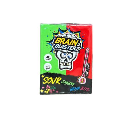 Brain Blasterz Brain Bitz Sour Candy Mini Caramelle Aspre