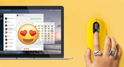 Logitech Pop Kablosuz Mouse Sarı Troyestore