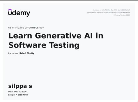 silppa s on linkedin leveling up my software testing game with generative ai thanks to rahul…