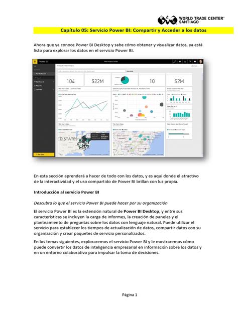 Capitulo 05 Servicio De Power Bi Pdf Puntero Programación De Computadora Informática