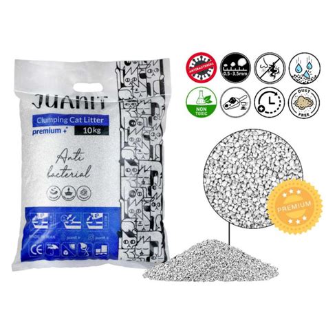 خاک توالت گربه پریمیوم ژوانیت بدون رایحه 10 کیلوگرم