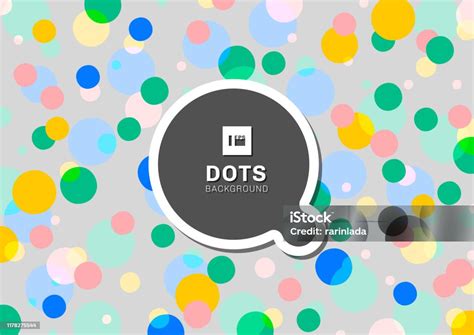 Warnawarni Polkadot Latar Belakang Pola Mulus Pola Tekstil Titik Klasik
