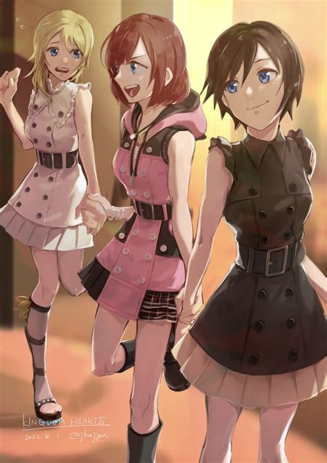 Namine Kairi And Xion Whos Your Favorite Art By Jkmjyn Kingdom