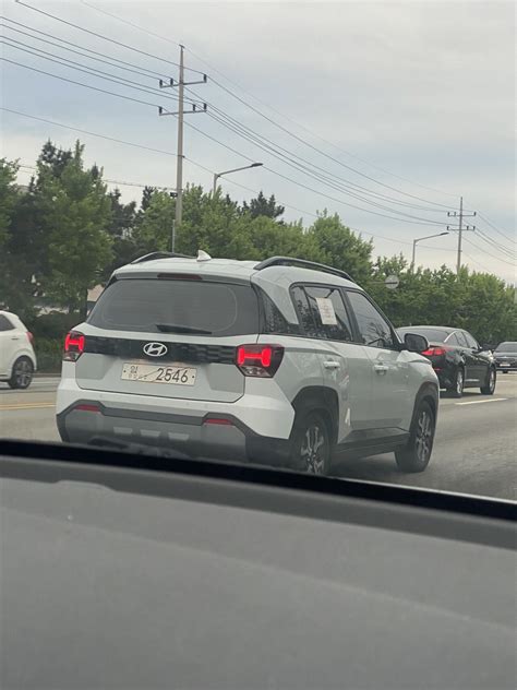 현대 신형 베뉴 캐스퍼 발견 자동차 에펨코리아