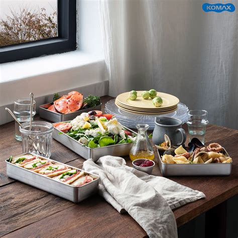 코멕스산업 납작한 디자인으로 깔끔한 스텐킵스시스템 스테인리스 재질로 테이블 위에서도 반짝반짝 빛나요