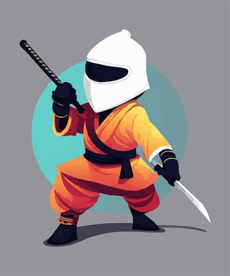 Premium Vector Vector Ninja Illustration Design