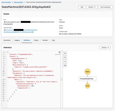 AWS CDK v で Step Functions の Bedrock InvokeModel API 最適化統合がサポートされました DevelopersIO