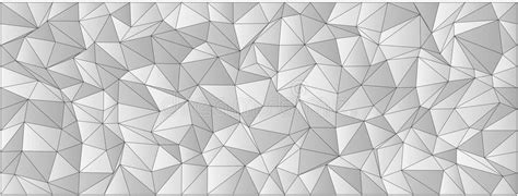 Abstract Geometric Pattern With Low Poly Style In Shades Of Grey For Modern Design Stock Vector