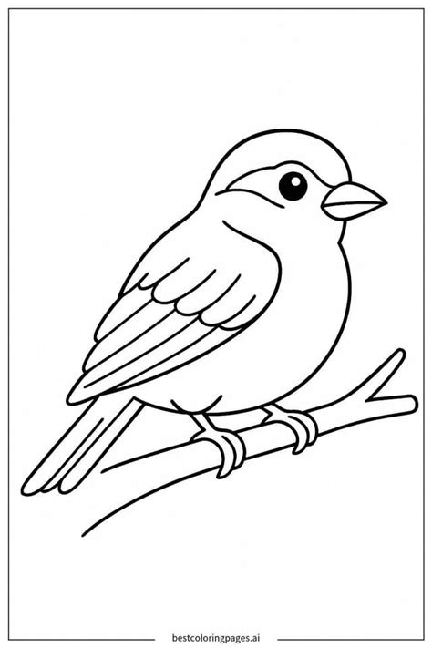 22 หน้าระบายสีภาพระบายสี นก Pdf และ Png สำหรับพิมพ์ฟรี