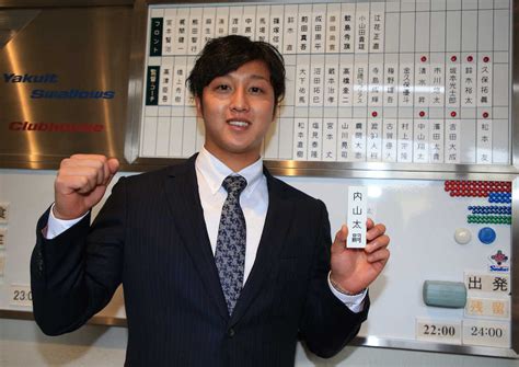 ＜ヤクルト新人入寮＞入寮した育成ドラフト1位の内山太嗣（撮影・森沢裕） ― スポニチ Sponichi Annex 野球