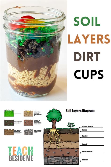 Edible Earth Soil Layers Dirt Cups Soil Layers Soil Earth Projects