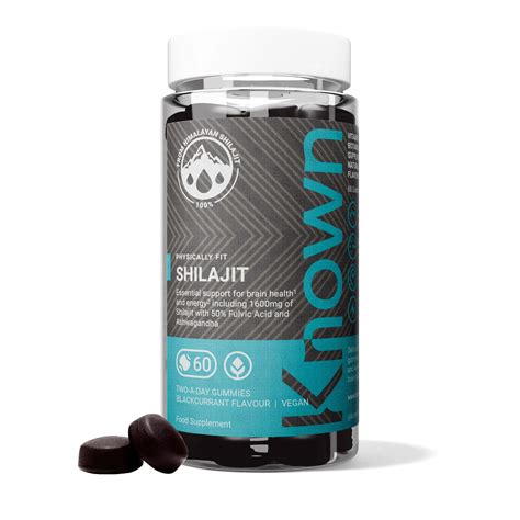 Shilajit Gummies Vegan Known Nutrition Uk