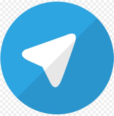 3d Telegram White Logo Png Toppng