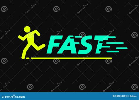 Design Of Run Symbol Stock Vector Illustration Of Athelte 280654429