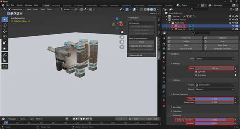 Physics Simulation Mcblend Documentation