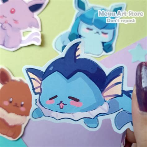 Eeveelutions Chibi Stickers On Storenvy