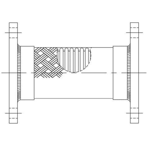 Stainless Steel Braided Flange X Flange Pump Connector