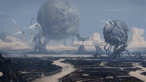 배경 화면 디지털 아트 추상 행성 차량 얼음 공상 과학 소설 바람 스크린 샷 지구의 분위기 1920x1080