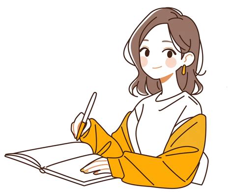 集中して問題に取り組む学生のテスト勉強｜イラスト・フリー素材なら「シンテリ」