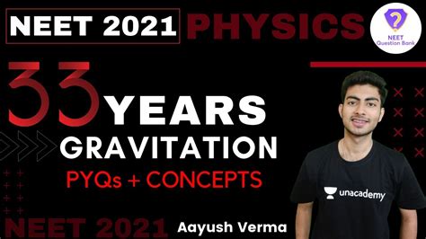 33 Years Gravitation Pyqs Concepts Neet Physics Neet Ug Aayush